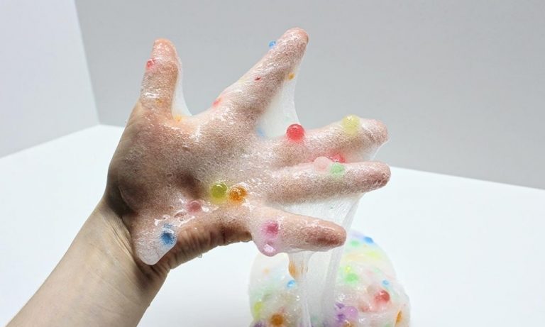 Super Stretchy Water Bead Slime (Using Contact Lens Solution!) - The ...