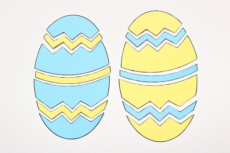Cardboard Easter Egg Puzzles (with Free Printable!) - The Craft-at-Home ...
