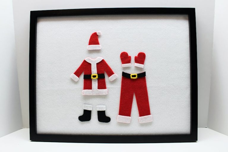DIY Santa’s Clothesline Garland (with Free Template!) - The Craft-at ...
