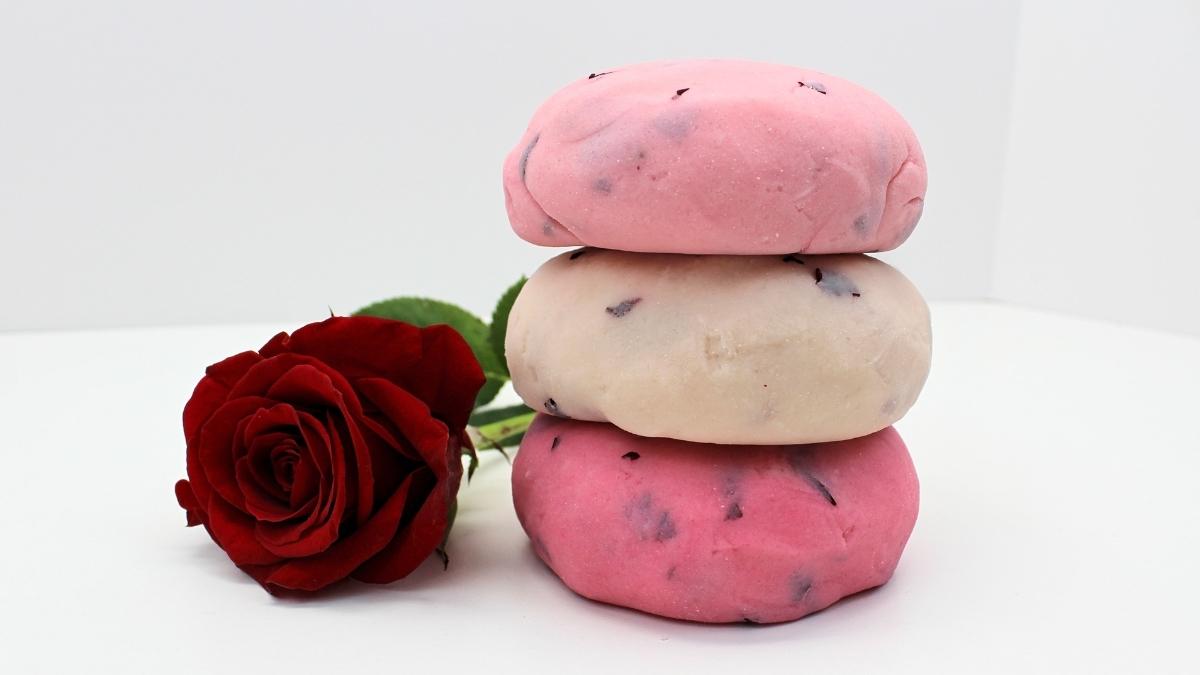 Rose Petal Play Dough - The Craft-at-Home Family