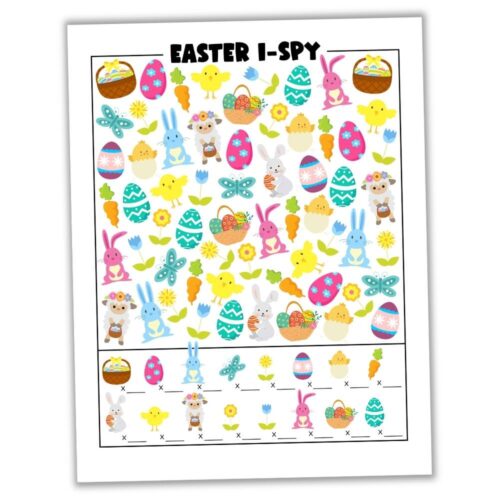 3 FREE Printable Easter I Spy Activity Sheets (+ Answer Key!) - The ...