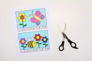 Free Printable Bug Counting Puzzles {1-10 Number Sequence} - The Craft ...