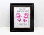 Free "Hands Down Best Dad" Printable (Handprint Craft for Father's Day ...