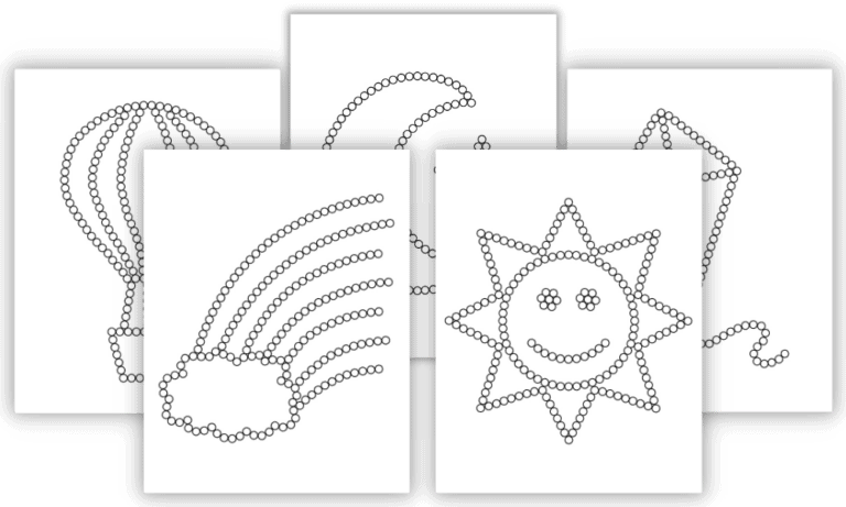 Free Printable Q-Tip Painting Templates - The Craft-at-Home Family