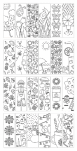 8 Cute FREE Printable Bookmarks to Color (for Kids & Adults!) - The ...