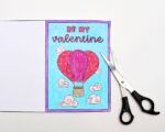 Foldable Valentine’s Day Coloring Cards (Totally Free!) - The Craft-at ...