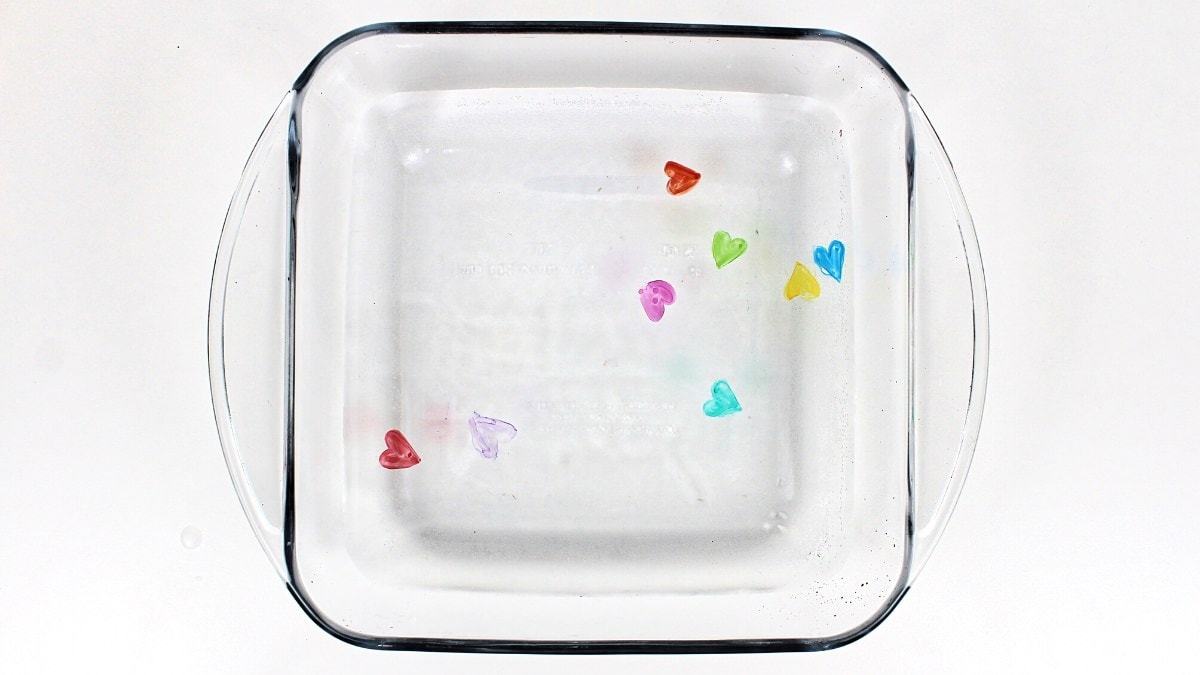 Floating Dry Erase Hearts Experiment for Kids - The Craft-at-Home Family