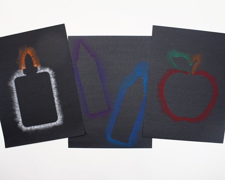 Easy Back-to-School Chalk Art for Kids (with Free Templates!) - The ...