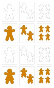 Free Gingerbread Man & Woman Templates (3 Sizes!) - The Craft-at-Home ...