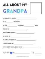 All About My Daddy, Grandpa & Stepdad: Free Printable Father’s Day ...