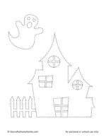 Free Printable Halloween Tracing Sheets (Trace & Color) - The Craft-at ...