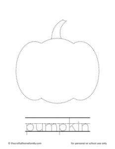 Free Printable Thanksgiving Tracing Worksheets for Preschool - The ...