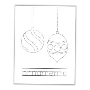 Free Printable Christmas Tracing Worksheets for Kids - The Craft-at ...