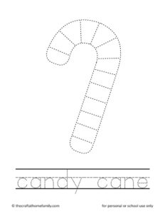 Free Printable Christmas Tracing Worksheets for Kids - The Craft-at ...