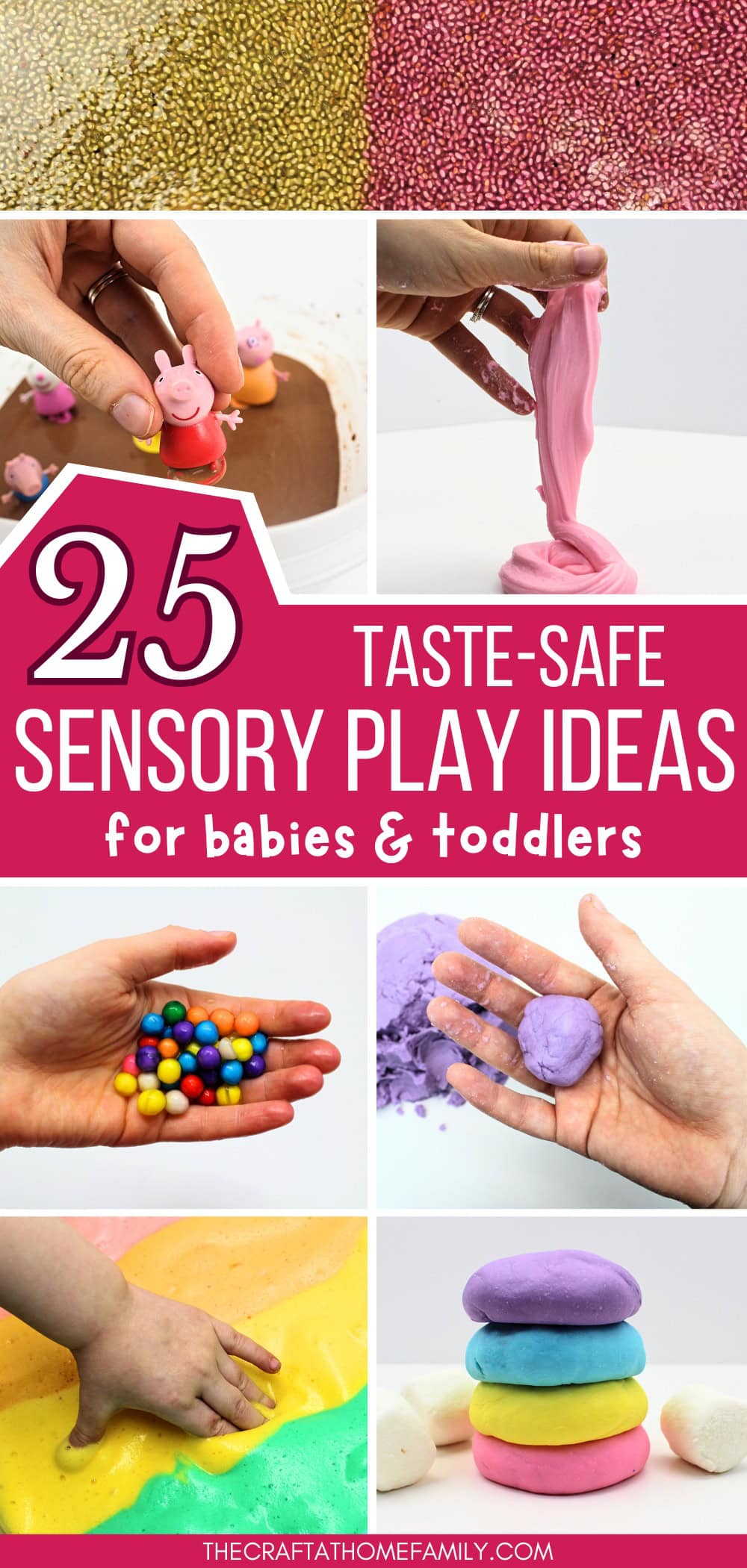 25 Taste-Safe Sensory Play Ideas - The Craft-at-Home Family