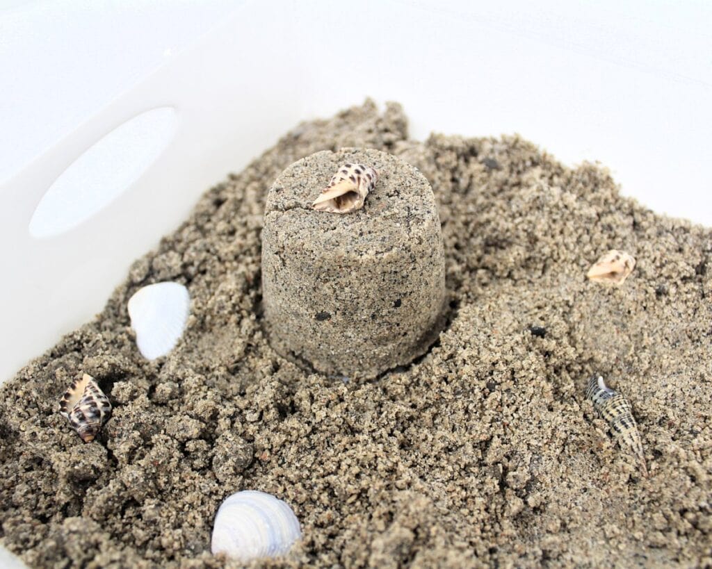 Beach Moon Sand (with Real Sand!) - The Craft-at-Home Family