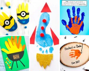 29 Adorable Father's Day Handprint & Footprint Crafts - The Craft-at ...
