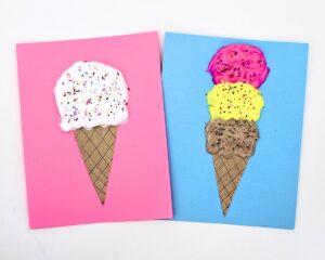 Puffy Paint Ice Cream - The Craft-at-Home Family