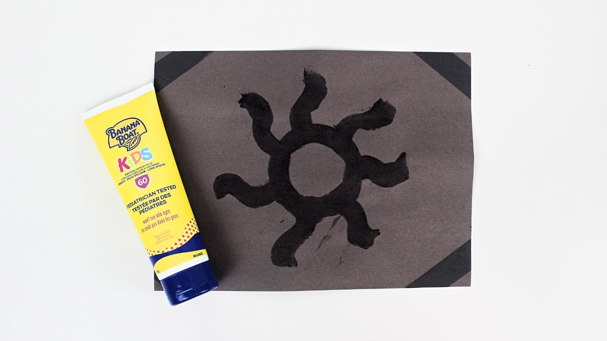 Sunscreen Painting - The Craft-at-Home Family