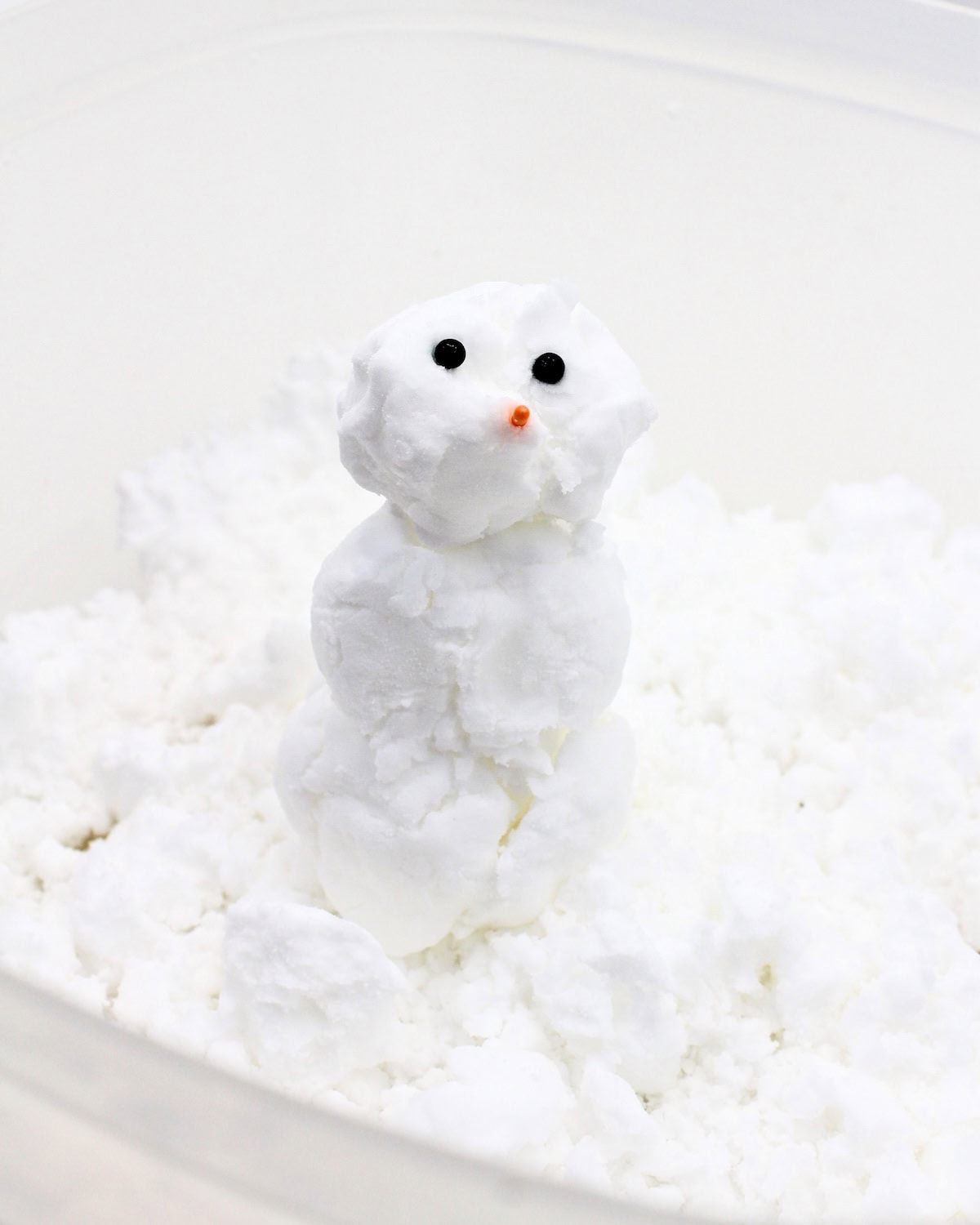 Fake Snow Recipe (Feels Cold!) - The Craft-at-Home Family