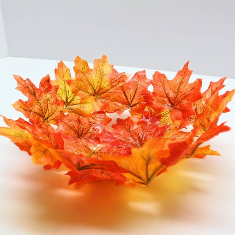 Glue & Chalk Pastel Fall Leaves (with Free Template!) - The Craft-at ...