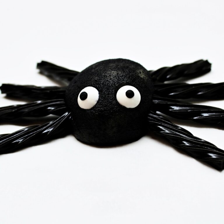 Paper Roll Stamped Spiders - The Craft-at-Home Family