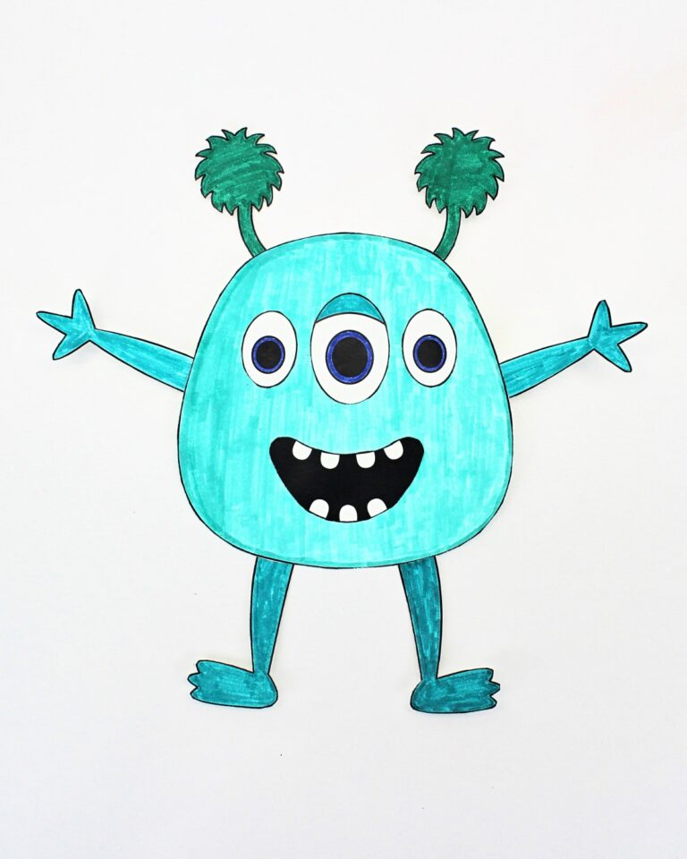 Free Build a Monster Printable - The Craft-at-Home Family