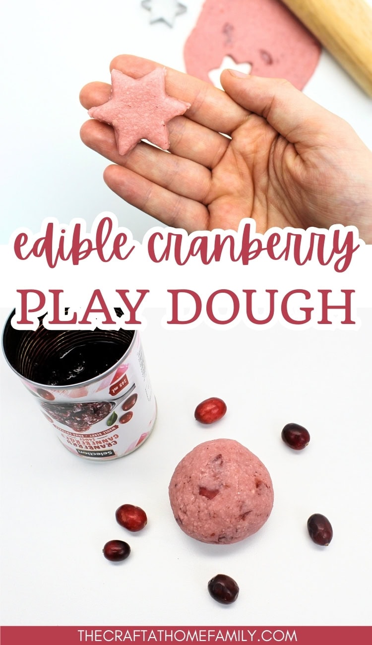 Edible Cranberry Play Dough - The Craft-at-Home Family