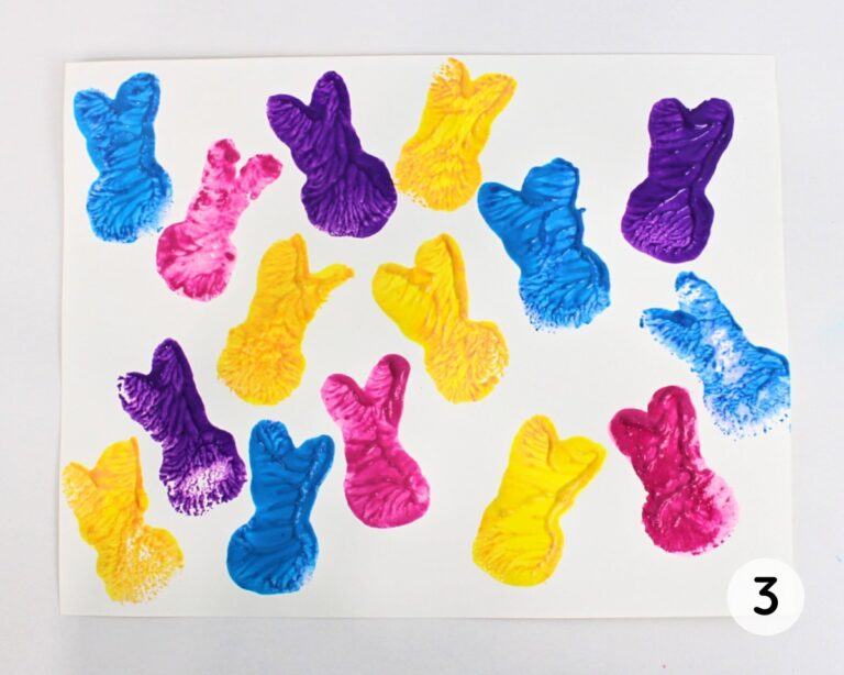 Easter Peeps Painting - The Craft-at-Home Family