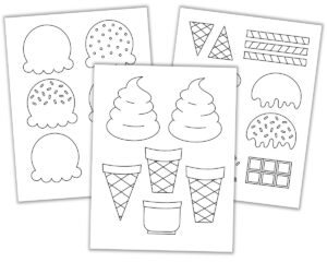 Free "Build an Ice Cream Cone" Printable - The Craft-at-Home Family