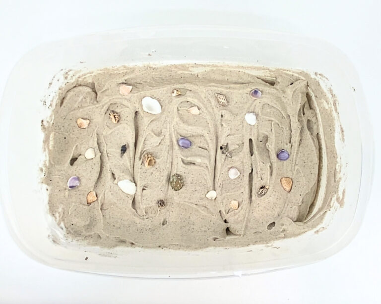 Sand Foam Sensory Play - The Craft-at-Home Family