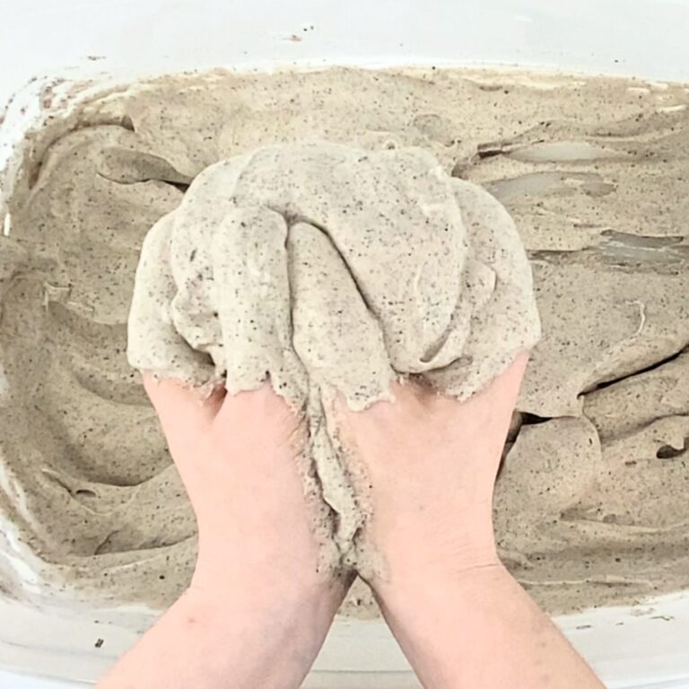 Sand Foam Sensory Play - The Craft-at-Home Family