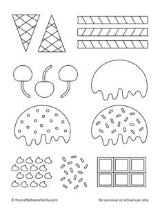 Free "Build an Ice Cream Cone" Printable - The Craft-at-Home Family