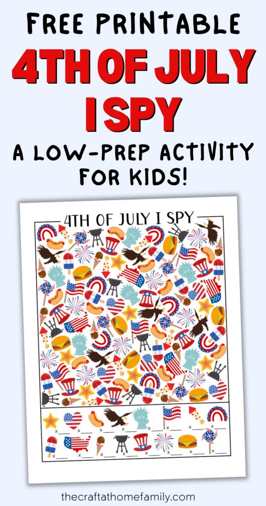 Free 4th of July I Spy (+ Answer Key!) - The Craft-at-Home Family