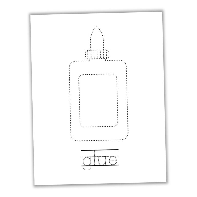 Free Back-to-School Tracing Worksheets - The Craft-at-Home Family