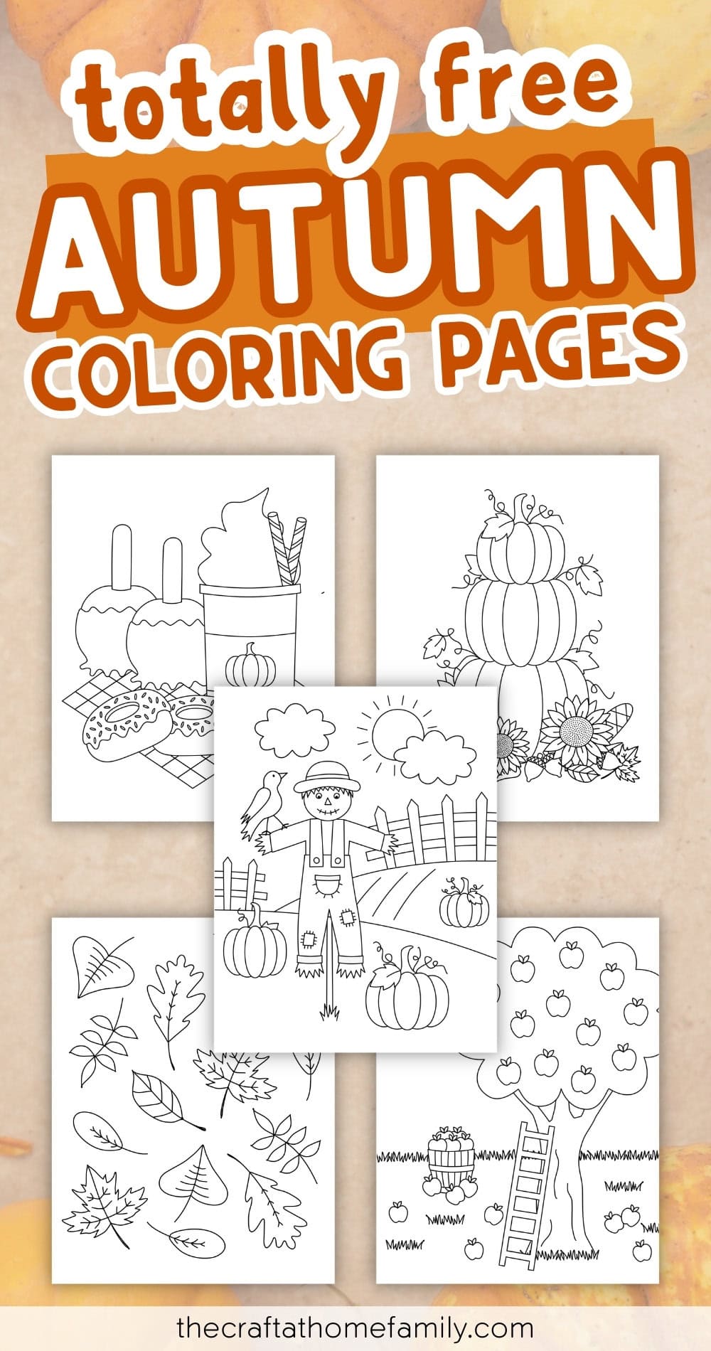 Free Fall Coloring Pages - The Craft-at-Home Family