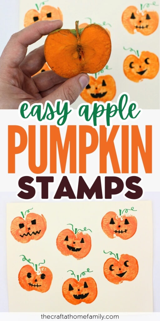 Pumpkin Apple Stamping Craft - The Craft-at-Home Family