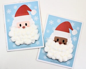 Free Santa's Beard Countdown Template - The Craft-at-Home Family