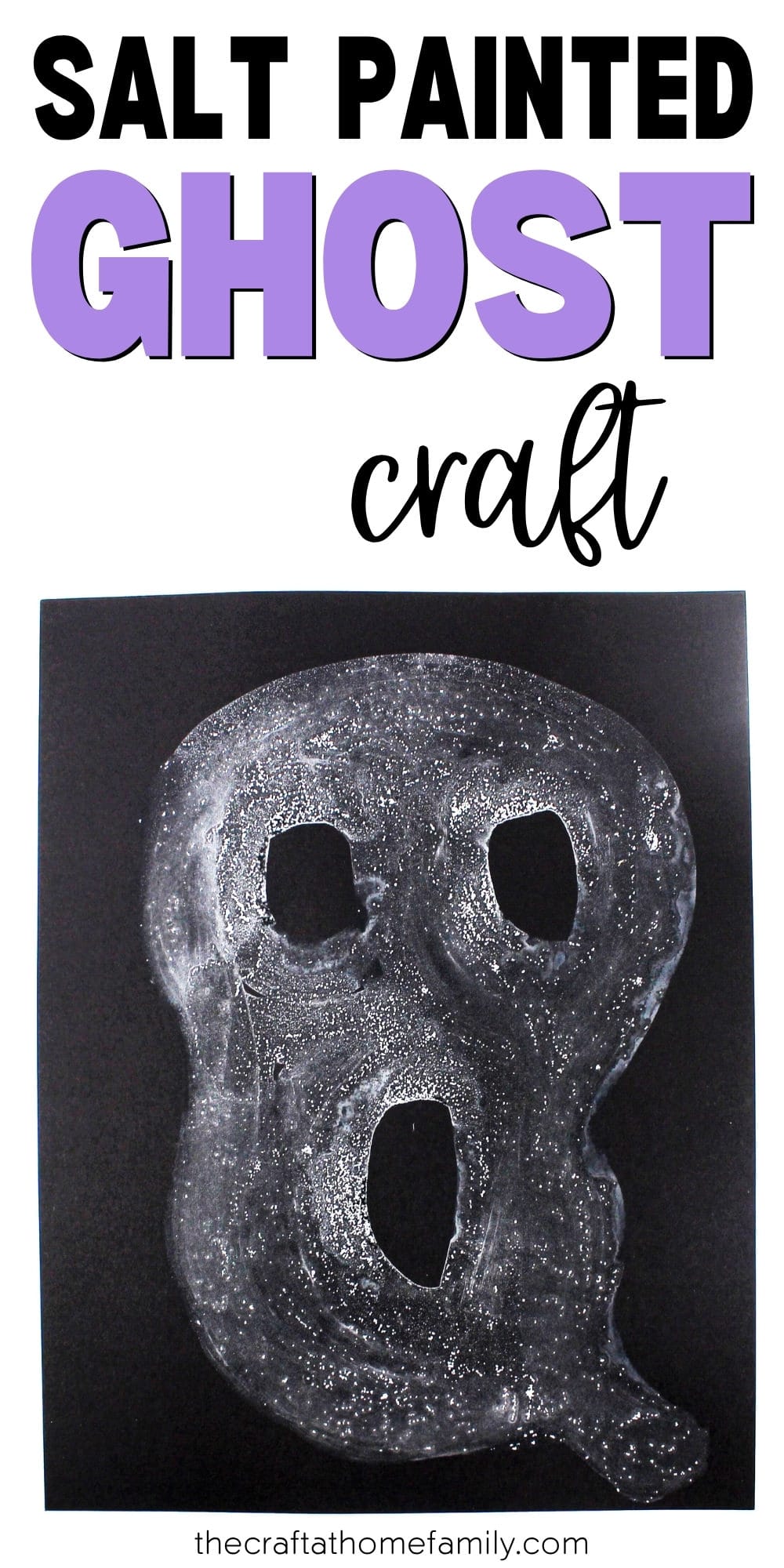 Magic Salt Painted Ghost - The Craft-at-Home Family