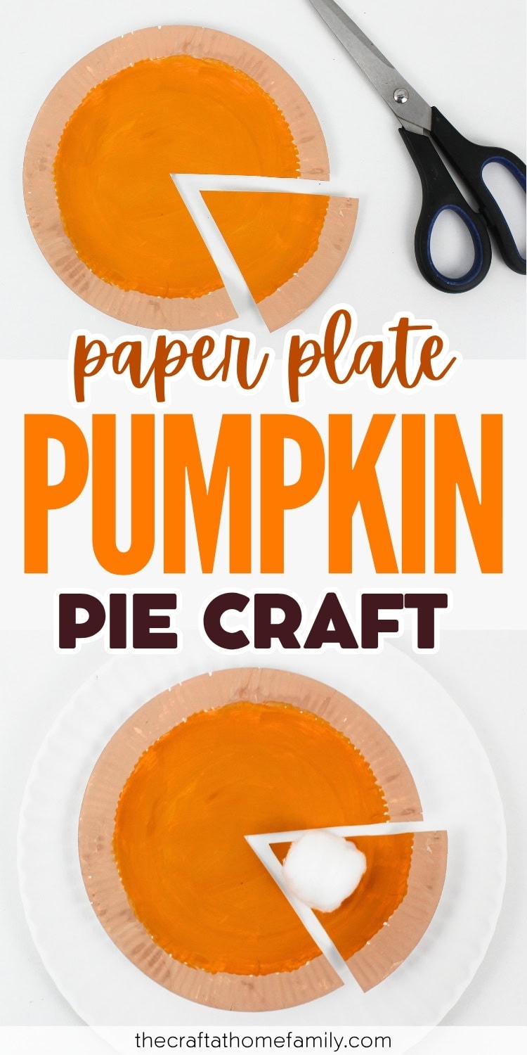 Paper Plate Pumpkin Pie - The Craft-at-Home Family