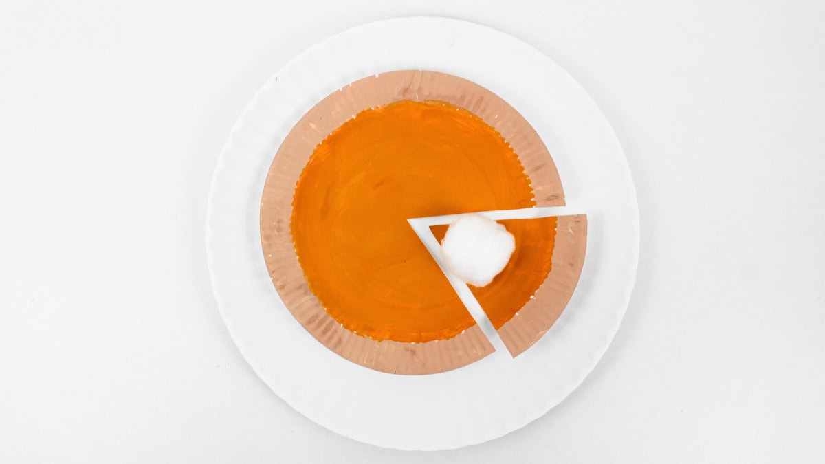 Paper Plate Pumpkin Pie - The Craft-at-Home Family