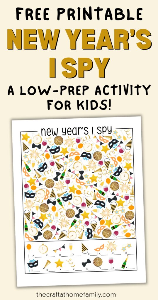 Free New Year's I Spy (+ Answer Key!) - The Craft-at-Home Family