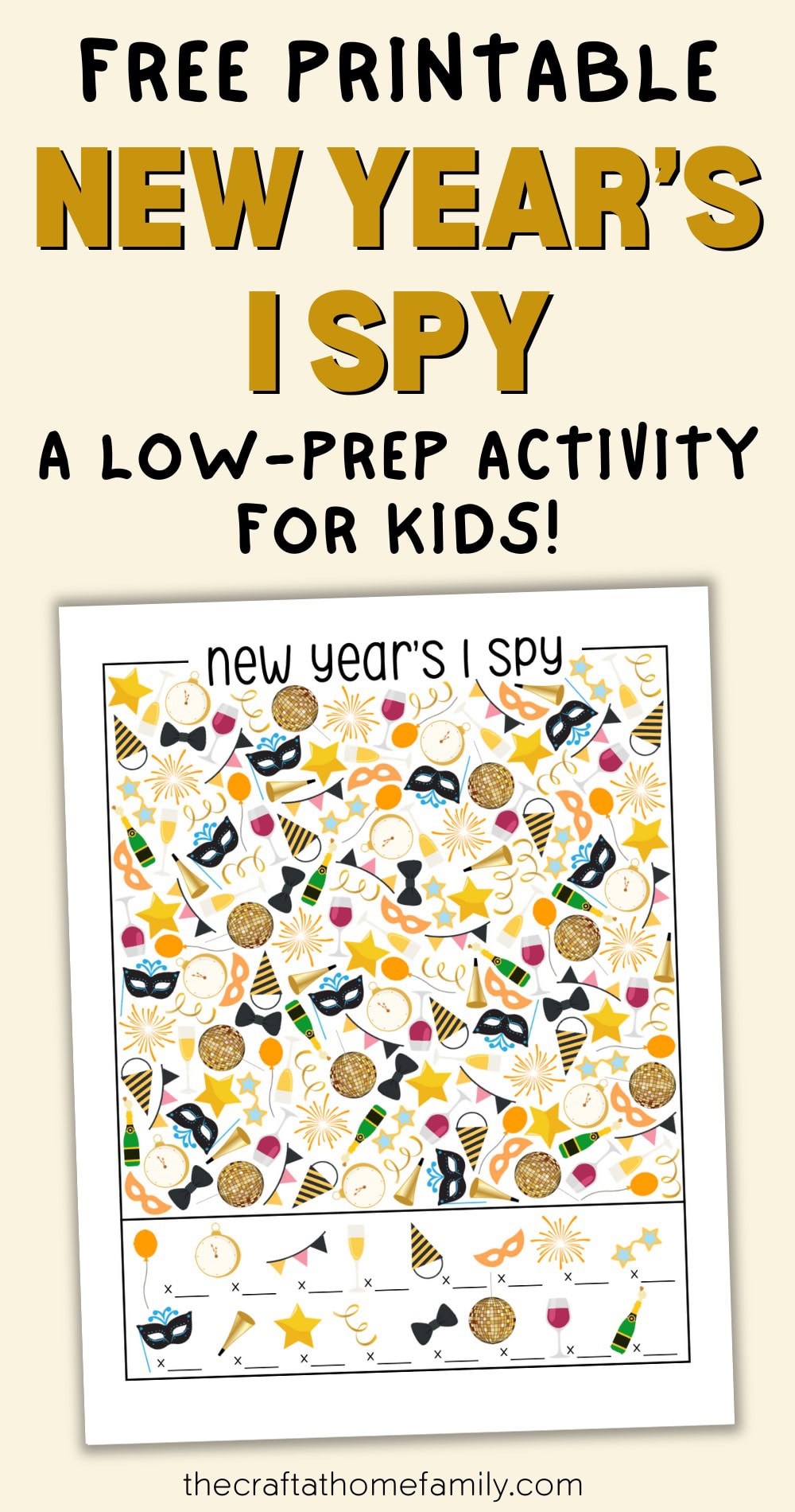 Free New Year's I Spy (+ Answer Key!) - The Craft-at-Home Family