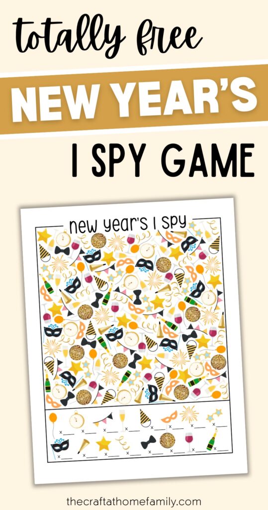 Free New Year's I Spy (+ Answer Key!) - The Craft-at-Home Family