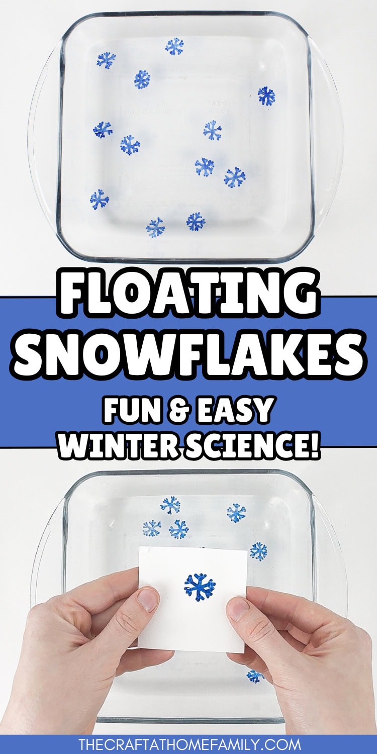 Floating Dry Erase Snowflakes - The Craft-at-Home Family