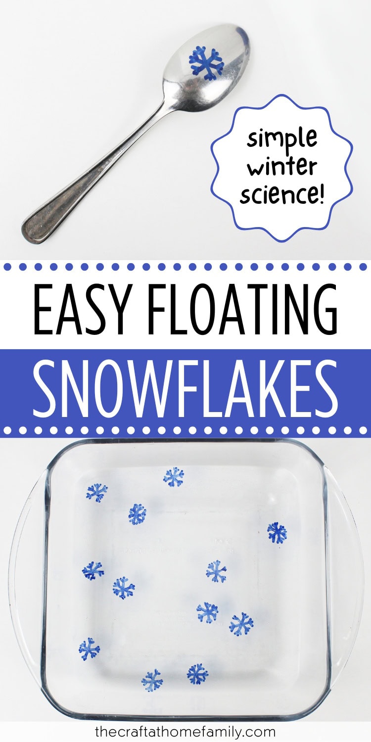 Floating Dry Erase Snowflakes - The Craft-at-Home Family