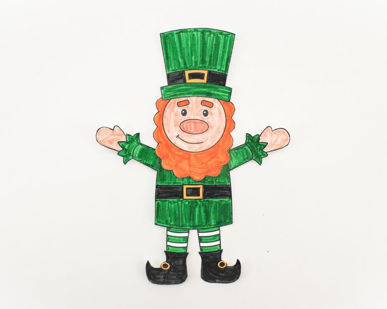 Free Build a Leprechaun Printable - The Craft-at-Home Family