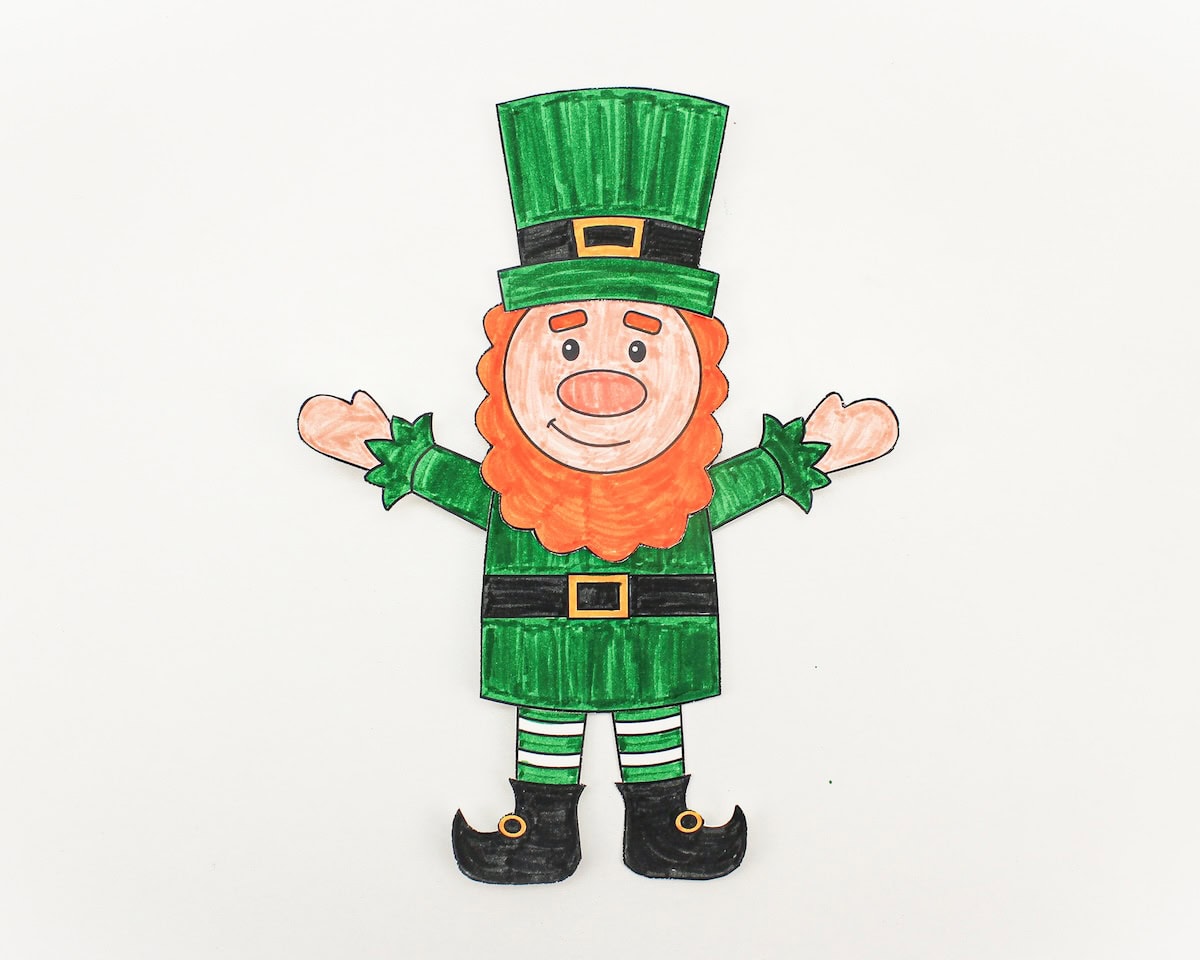 Free Build a Leprechaun Printable - The Craft-at-Home Family