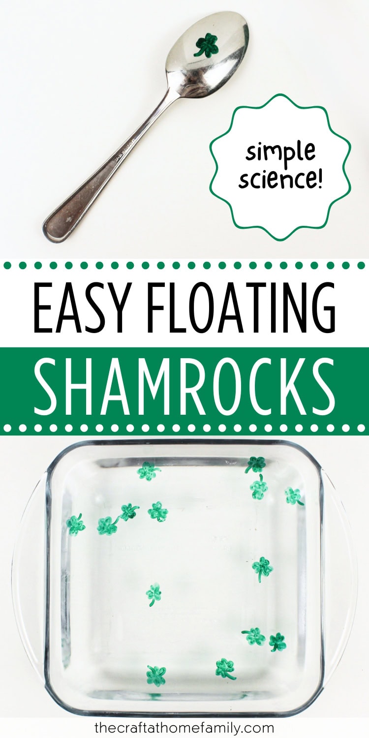Floating Dry Erase Shamrocks - The Craft-at-Home Family