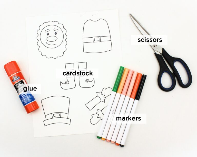 Free Build a Leprechaun Printable - The Craft-at-Home Family